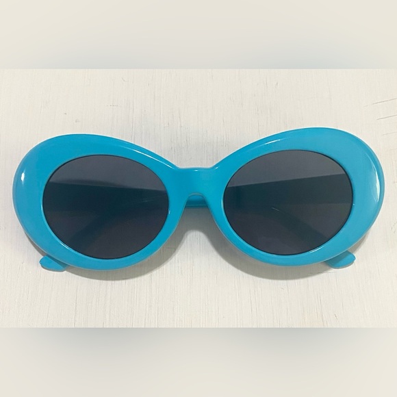 Accessories | Retro Special Occasion Solid Classic Blue Clout Goggle ...